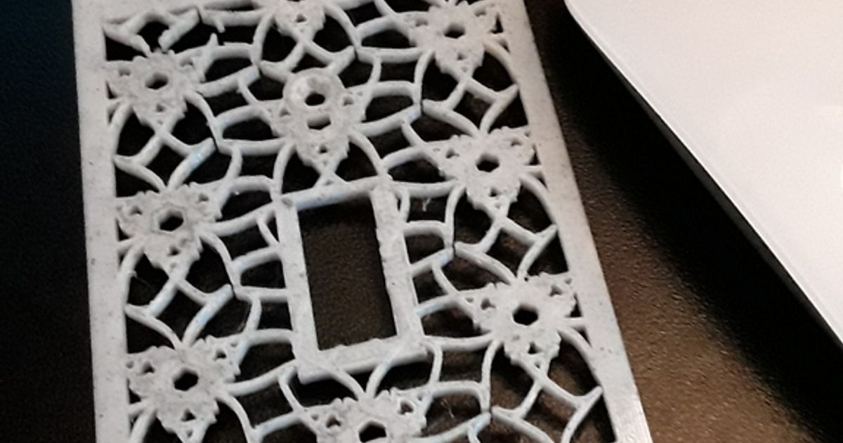 Jans Cover Plate by Peter Farell | Download free STL model | Printables.com