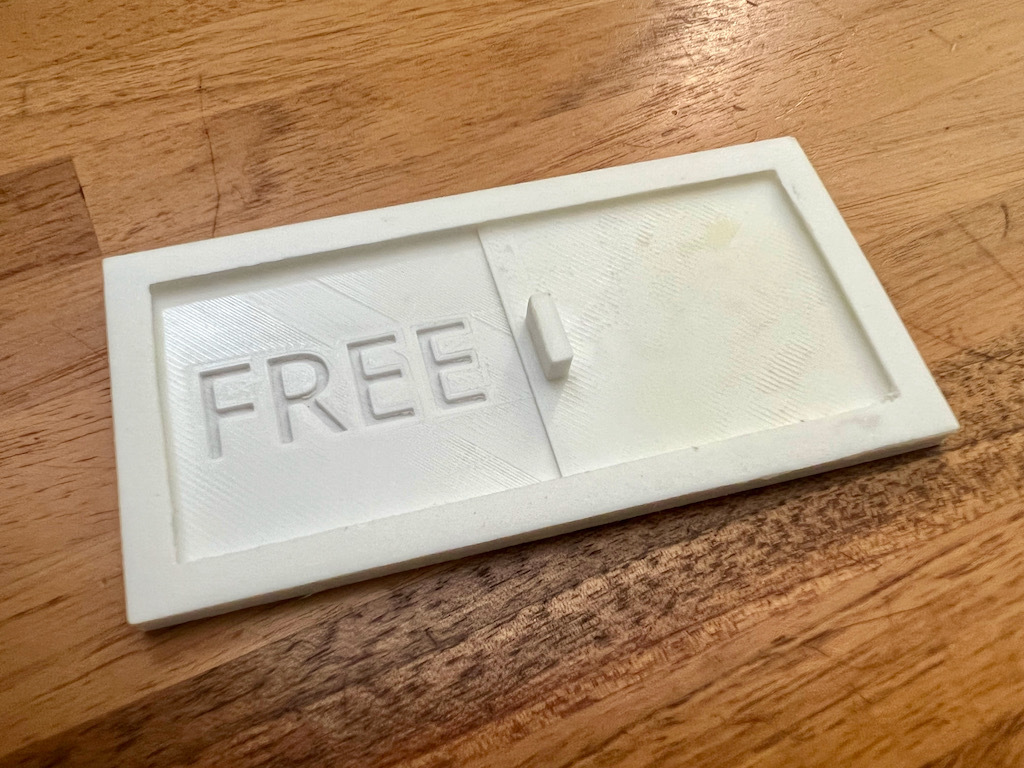 Free/Busy Sign by finack | Download free STL model | Printables.com