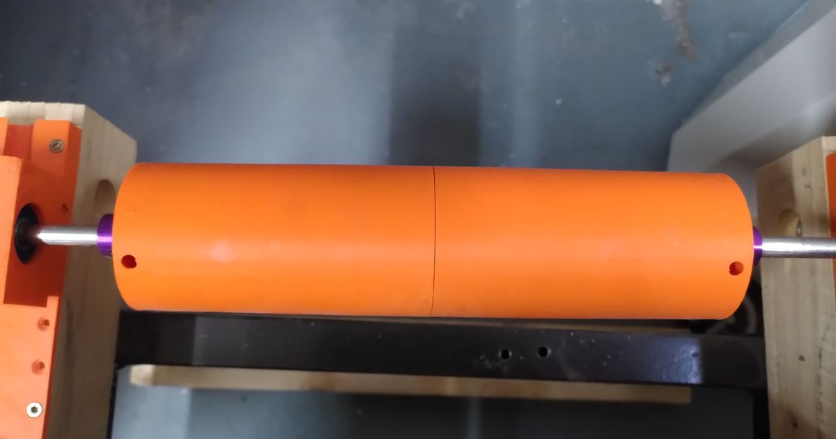 Rolle für Förderband (ballig) by JoHe | Download free STL model ...