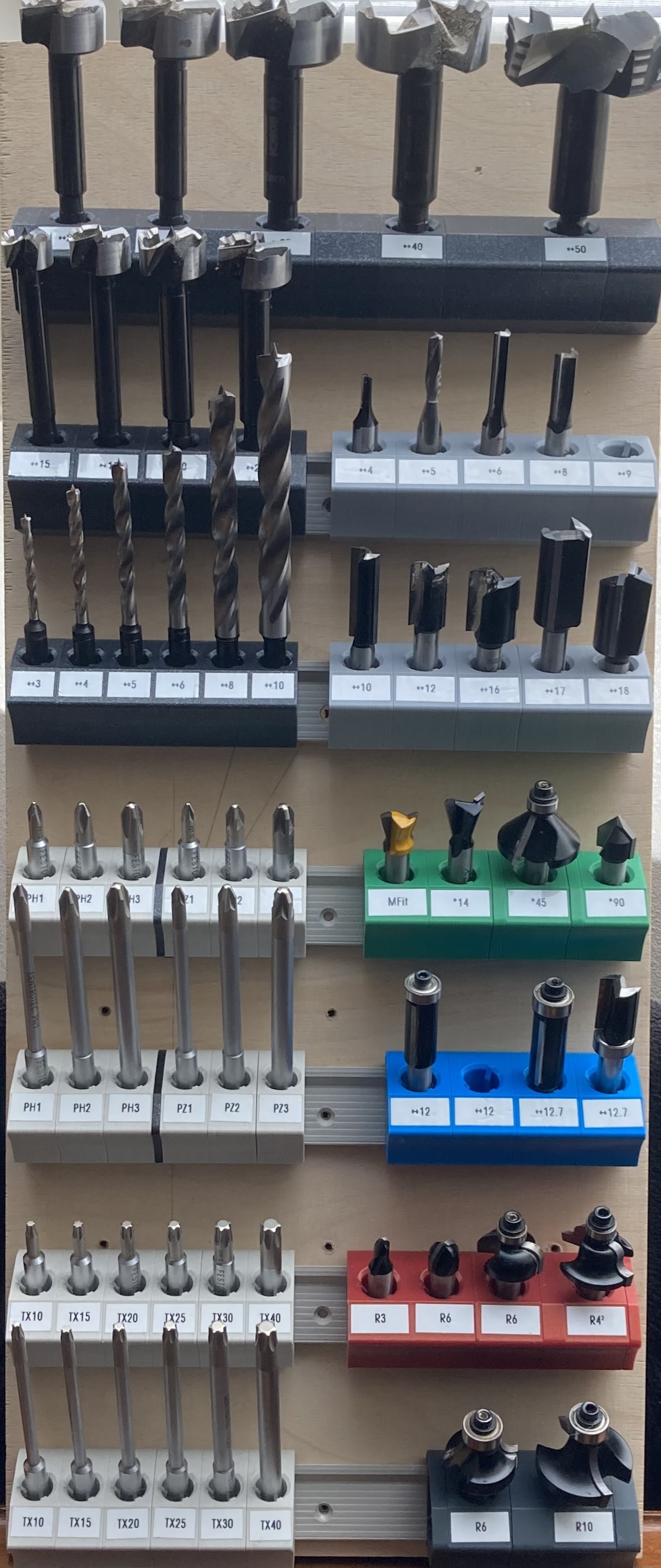 Modular Router Bit and Bit Storage by MHEU | Download free STL model ...