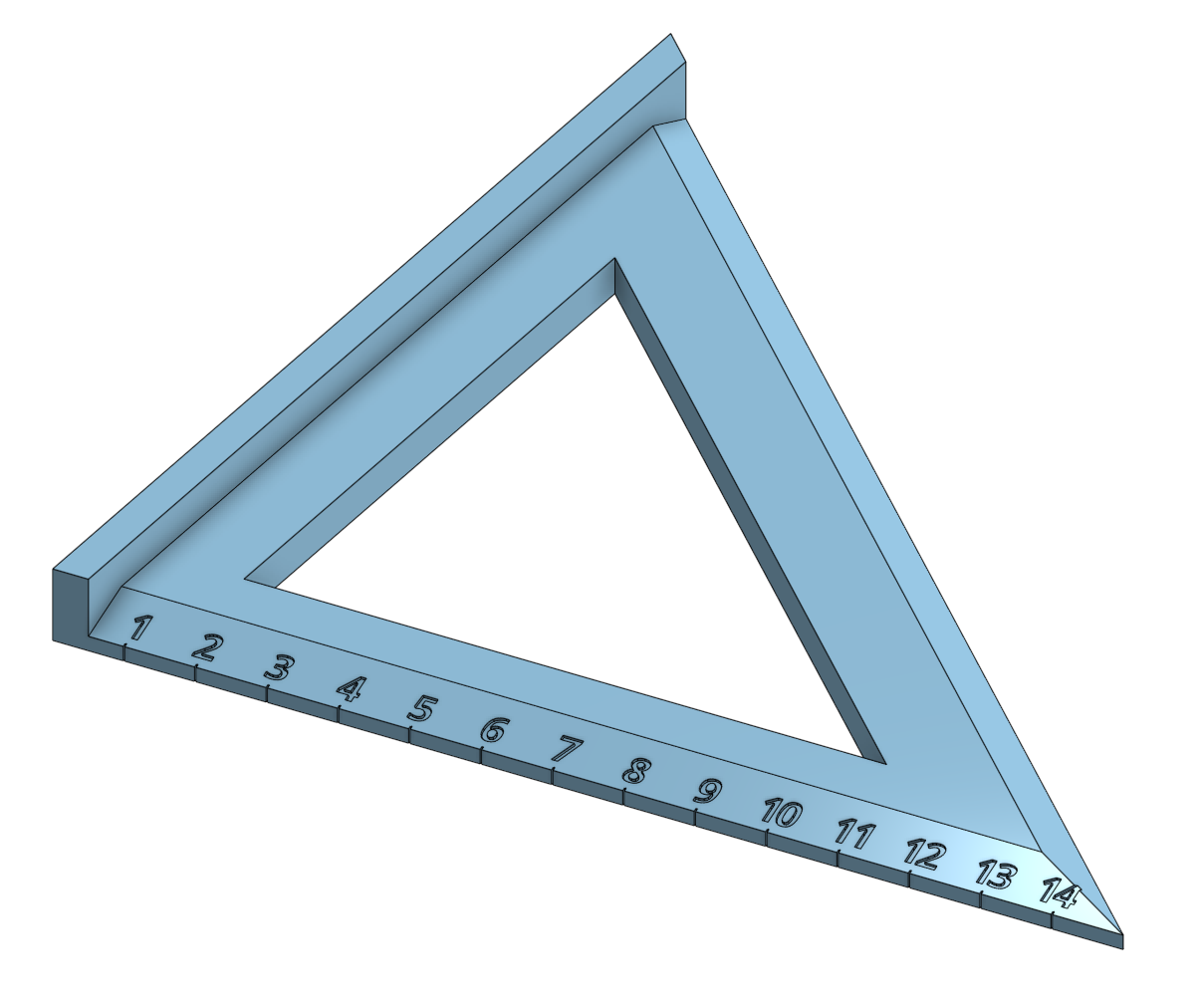 Speed square 45° and 90° (Metric) by kuldar | Download free STL model ...