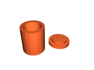 Jar with a Lid by Printer 3D | Download free STL model | Printables.com