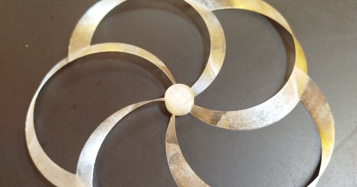 Five wing toroidal rotor by Ask Lysdahl | Download free STL model ...