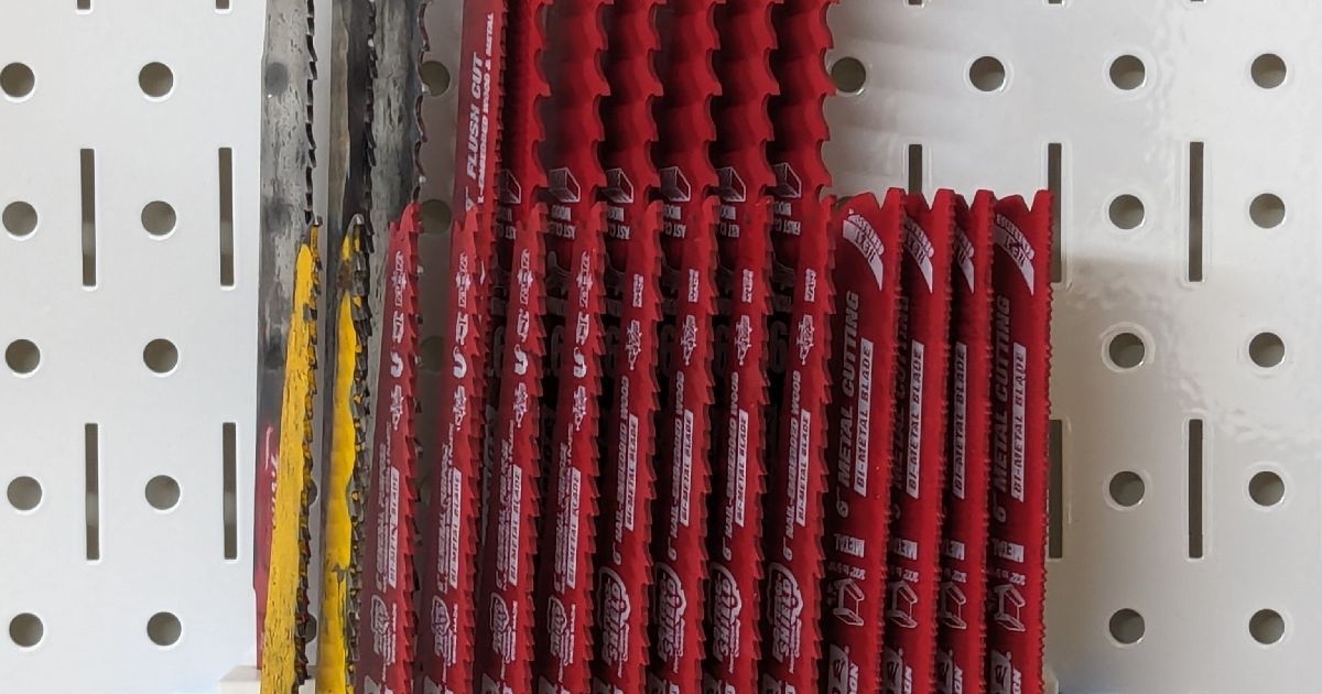 DDD Wall Control "Sawzall" Reciprocating Saw blade storage by luma ...