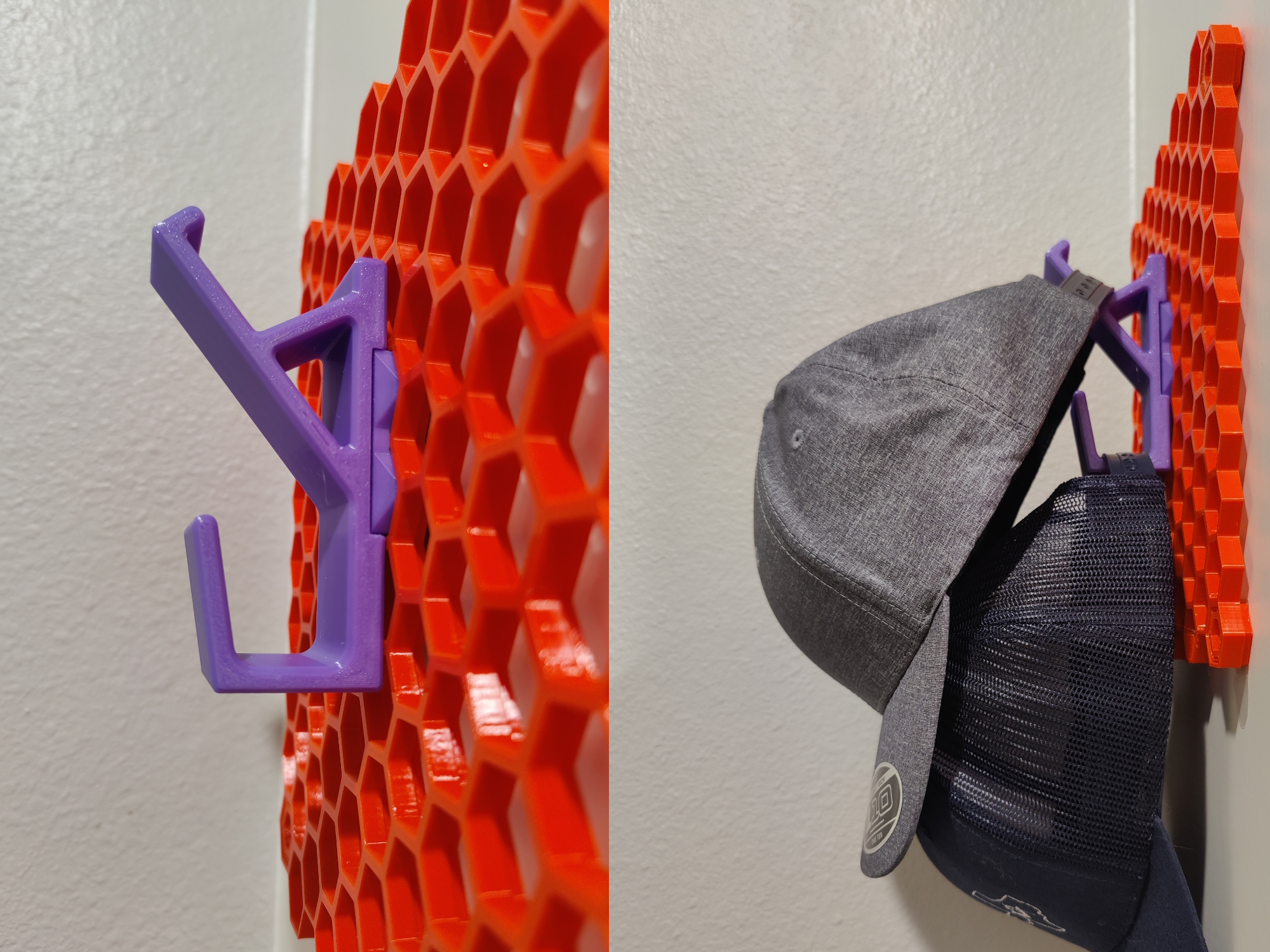 Double Cap/Hat Hook REMIXED for HSW by alobal | Download free STL model ...