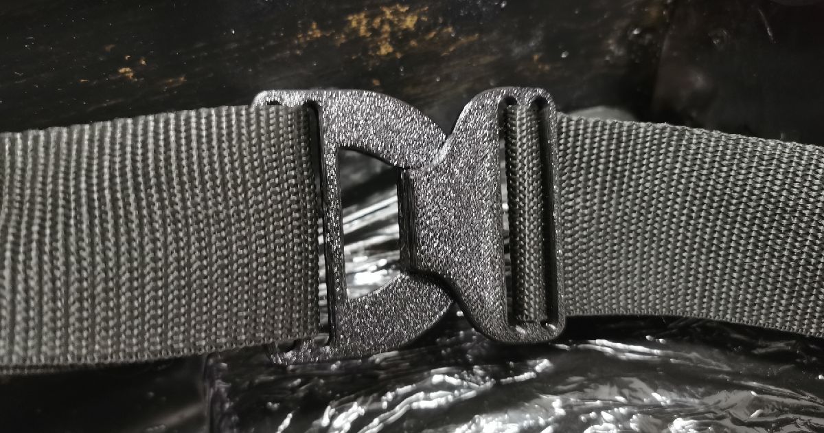 Belt buckle snap lock 5cm 2"in strap short clasp by Plumbum | Download ...