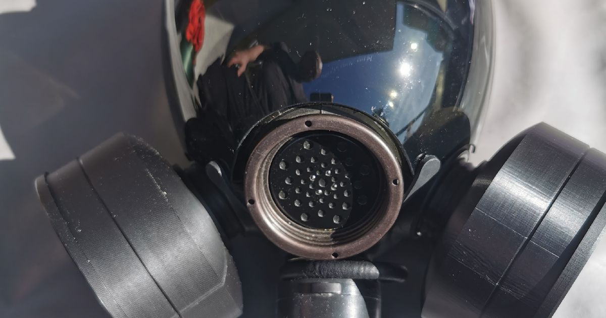 Gasmask filter dummy militaria RD40 by Plumbum | Download free STL ...