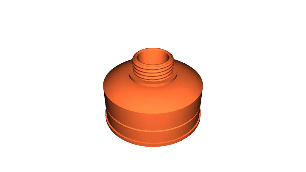 Gasmask filter dummy militaria RD40 by Plumbum | Download free STL ...