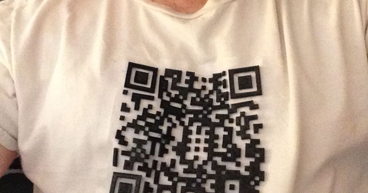 QR Scan T-ulle Shirt by Peter Farell | Download free STL model ...
