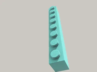 LEGO - Compatible Brick 1x8 by smoura | Download free STL model ...