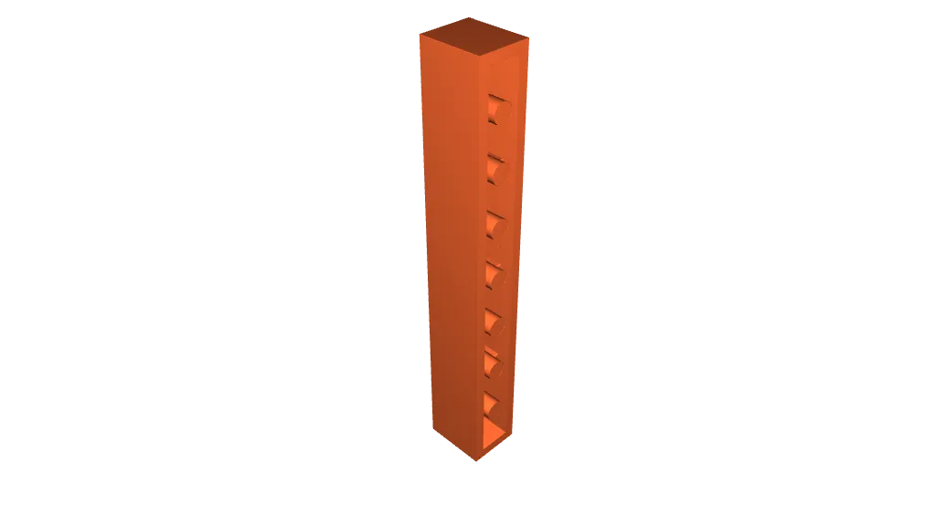 LEGO - Compatible Brick 1x8 by smoura | Download free STL model ...