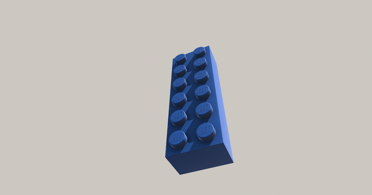LEGO - Compatible Brick 2x6 by smoura | Download free STL model ...