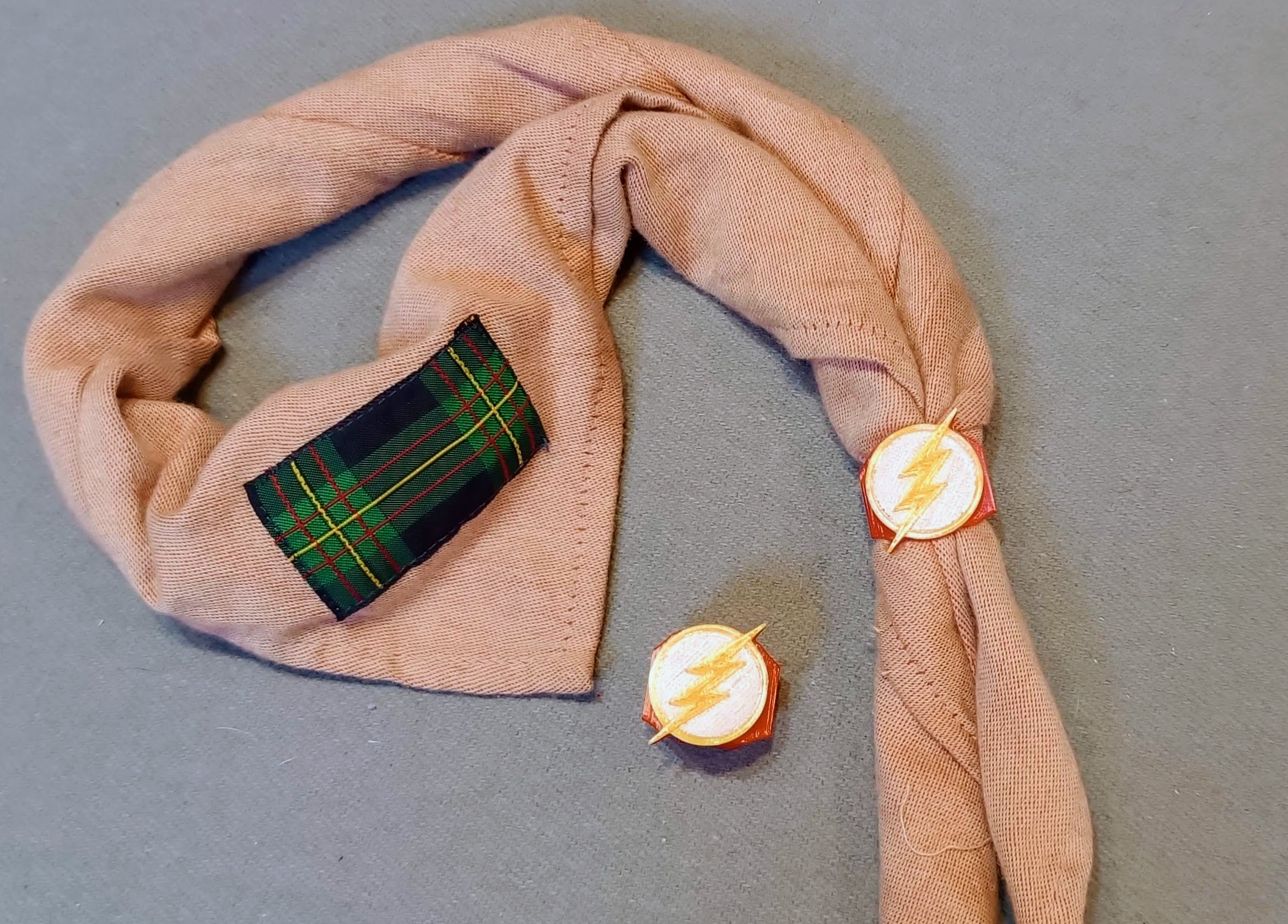Scout Neckerchief-Woggle with Flash Logo by Baloo 3D | Download free ...