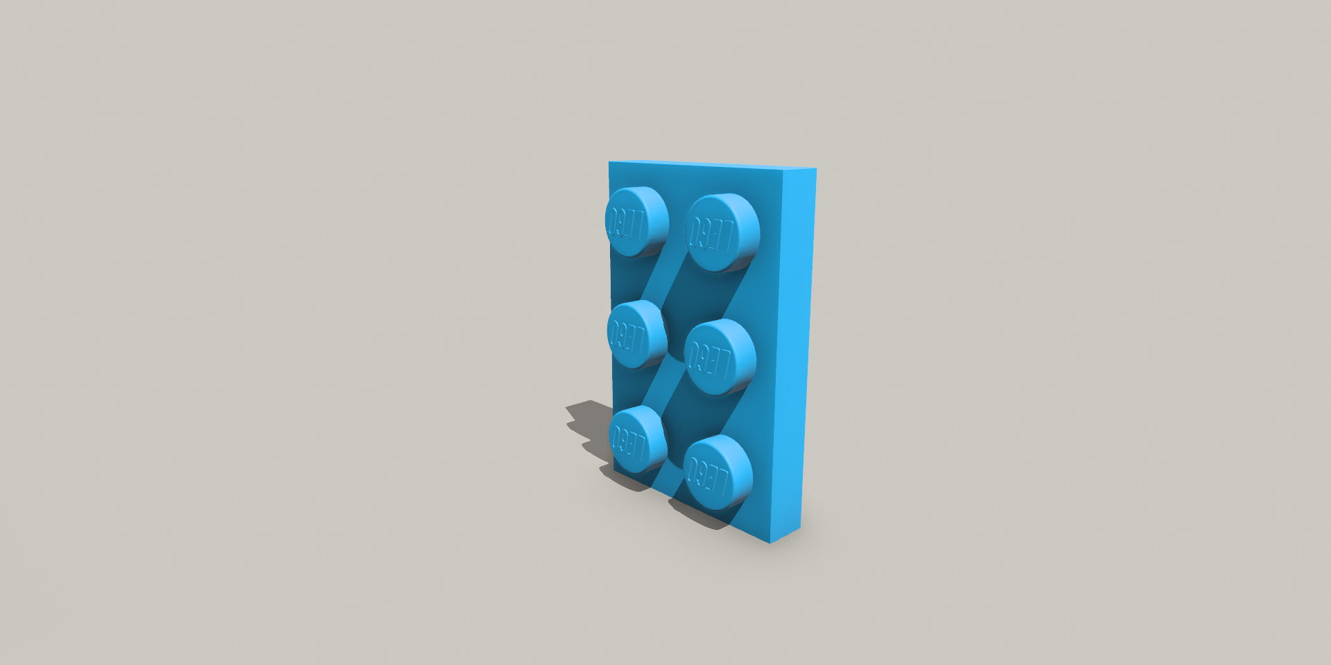 LEGO - Compatible Plate 2x3 by smoura | Download free STL model ...