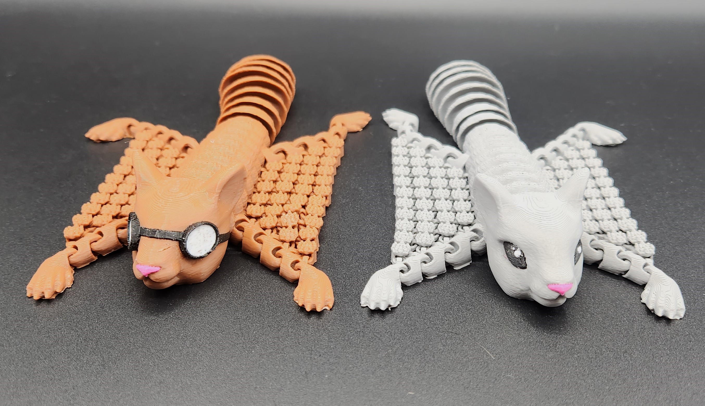 Cute Flexi Flying Squirrels by FilliFuu | Printables Store