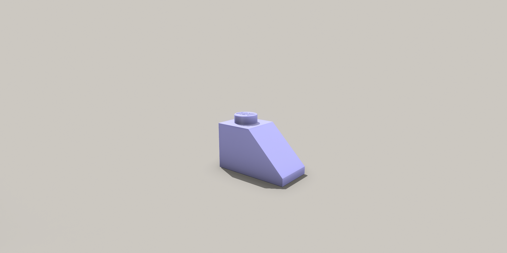 LEGO - Compatible Slope 45 degree 2x1 by smoura | Download free STL ...