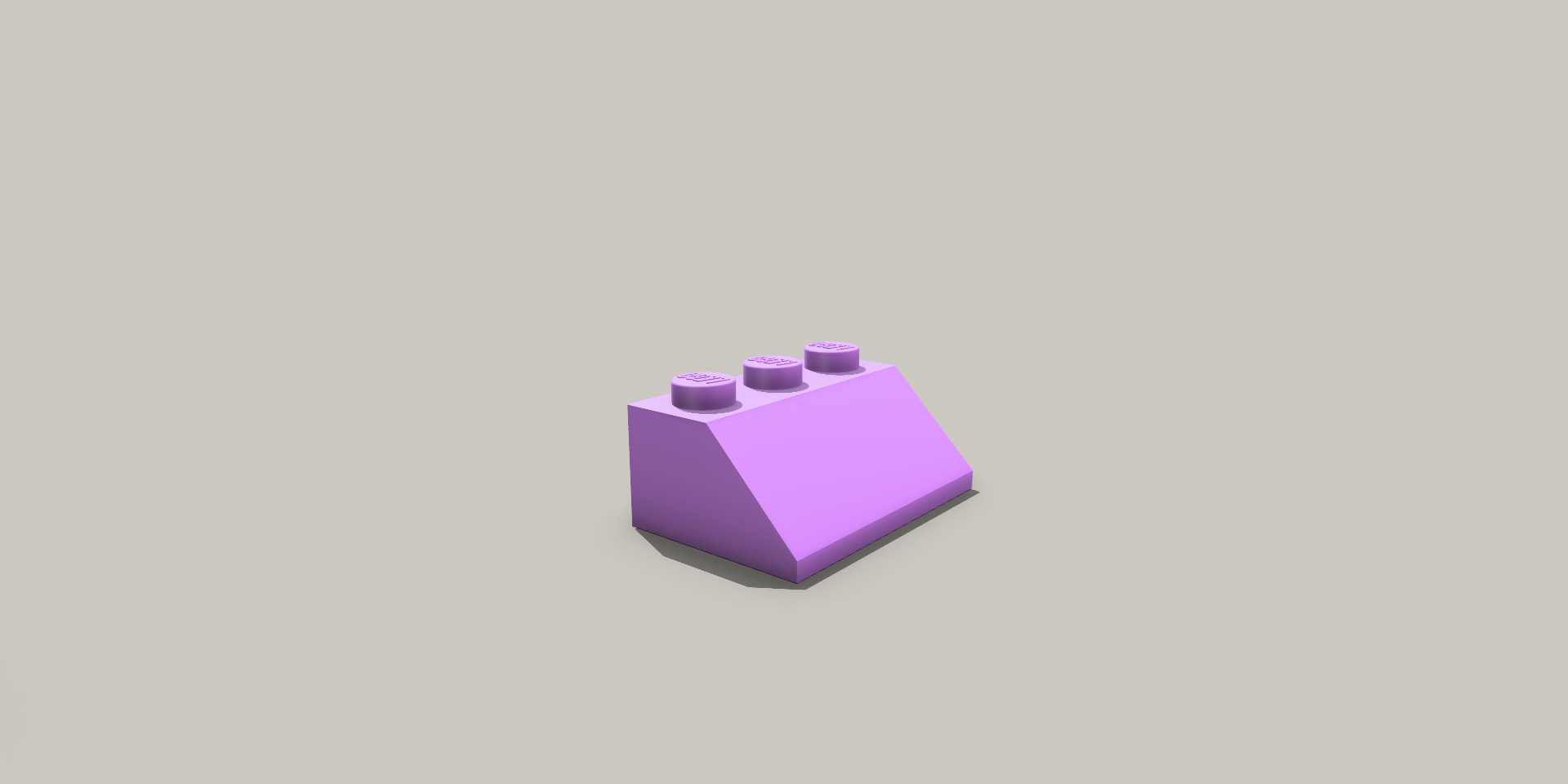 LEGO - Compatible Slope 45 degree 2x3 by smoura | Download free STL ...