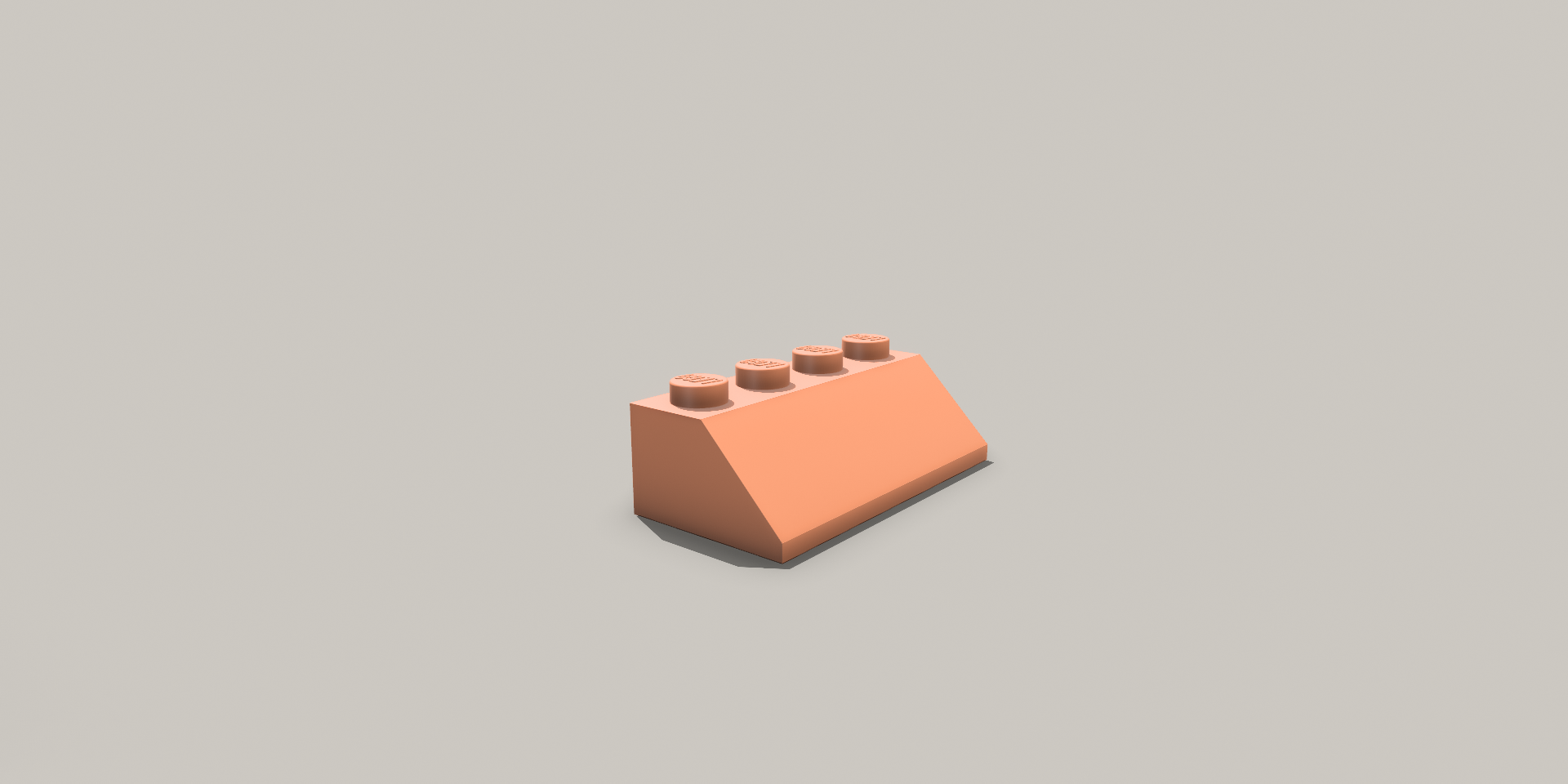 LEGO - Compatible Slope 45 degree 2x4 by smoura | Download free STL ...