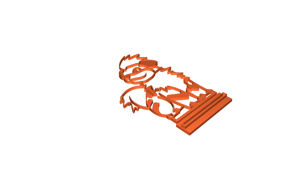 Growlithe Pokemon line art by 3DPrintastica | Download free STL model ...