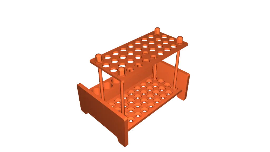 pH Probe Rack with 50ml and 15ml Centrifuge Tubes for Buffers and ...