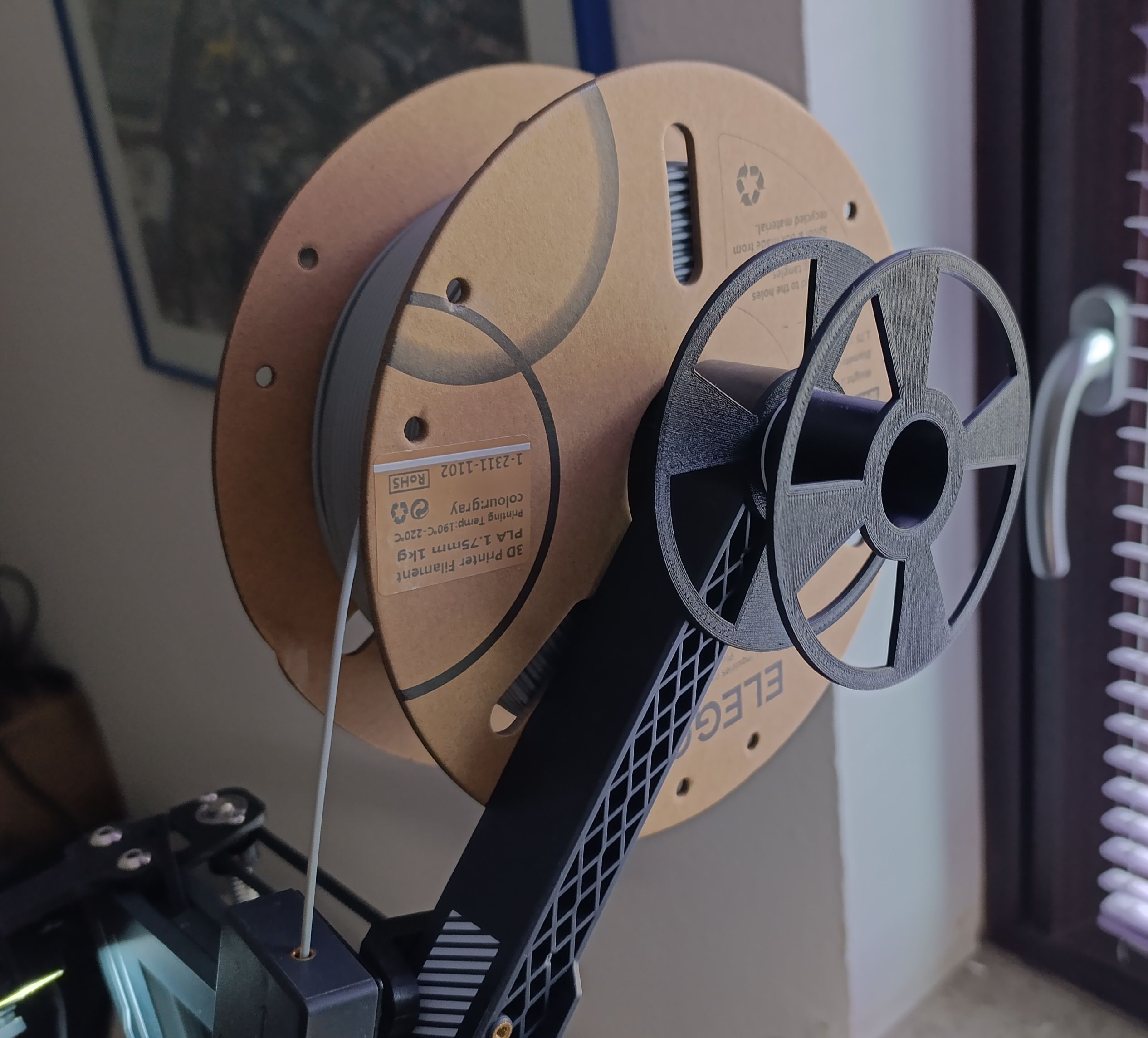 Elegoo Neptune 3/4 filament coil holder by Tomcat54 | Download free STL ...
