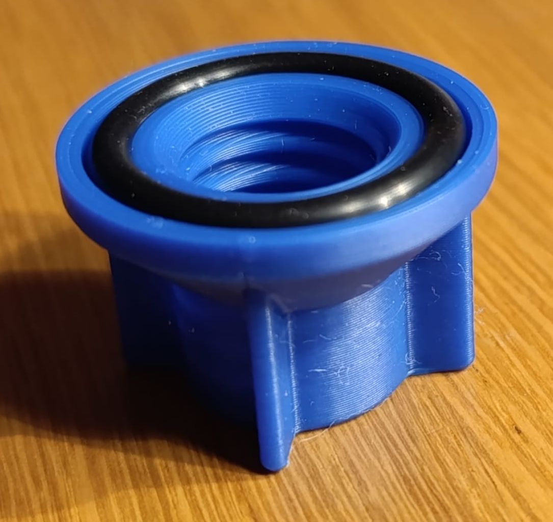 Cartridge screw cap with sealing ring by Tomcat54 | Download free STL ...