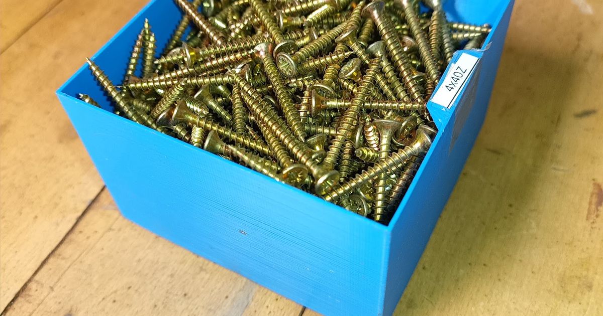 2x2 box on grid (70mm) by PaŠe | Download free STL model | Printables.com