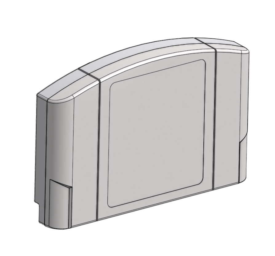 N64 Cartridge Shell Redux by jmsaltzman | Download free STL model ...