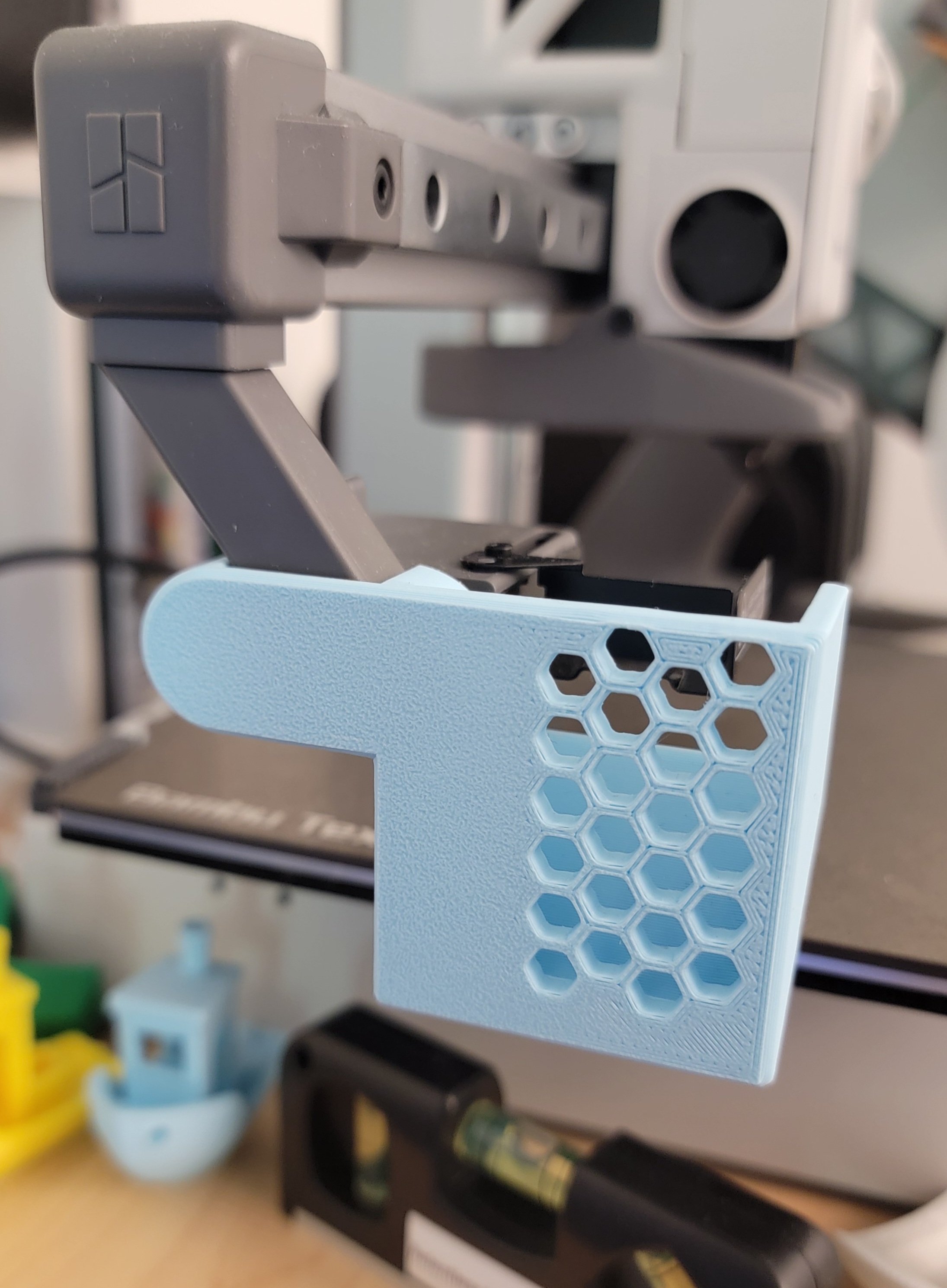 A1 Mini Hex Chute Blocker by Thomas Luo | Download free STL model ...