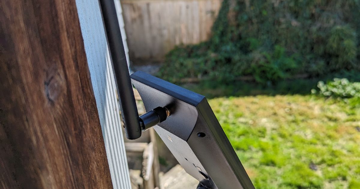 mounting arm for the *solar panel from garden light* meshtastic node by ...