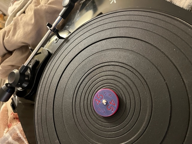 45 rpm RecordPlayer spindle adapter by Tom Anderson (The Real NEO ...