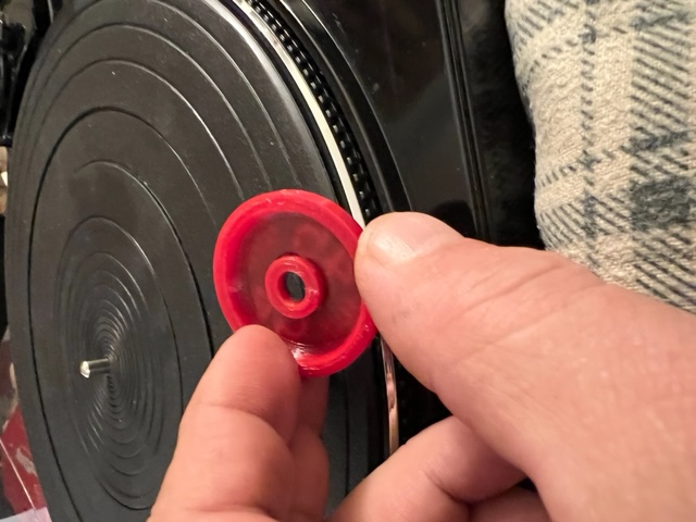 45 rpm RecordPlayer spindle adapter by Tom Anderson (The Real NEO ...