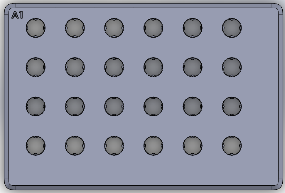 24 Tube Azenta Rack by Jeffrey Lee | Download free STL model ...
