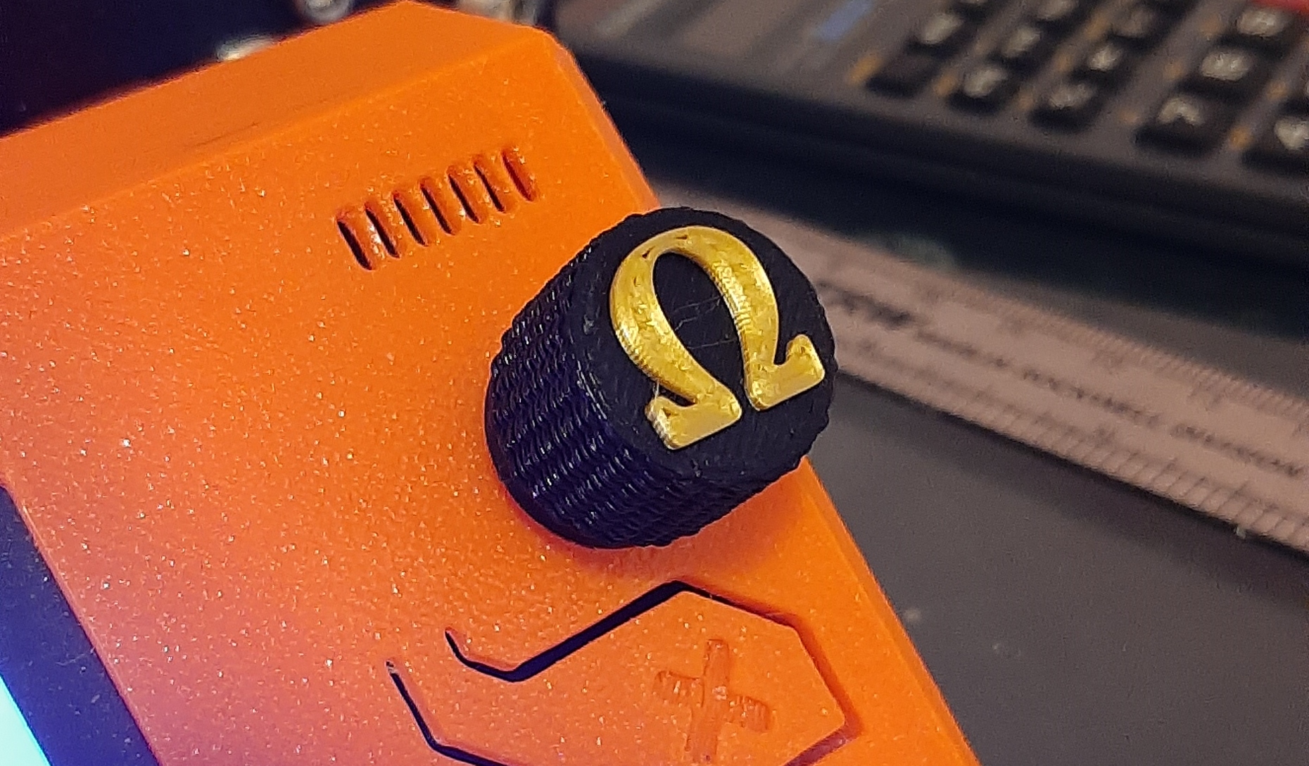 Omega knurled potentiometer knob, 6mm ID, printer knob by PanzerDesign ...