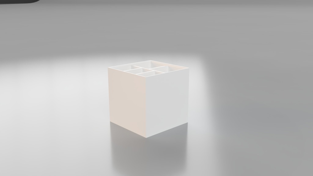 Simple 5 Section Box by Shirakaba | Download free STL model ...