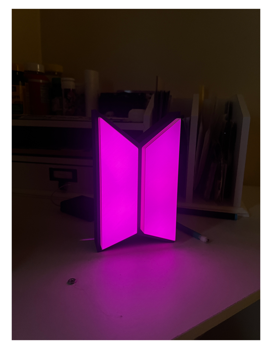 LED Sign - BTS Logo by Matcha JC | Download free STL model | Printables.com