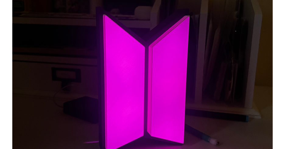 LED Sign - BTS Logo by Matcha JC | Download free STL model | Printables.com