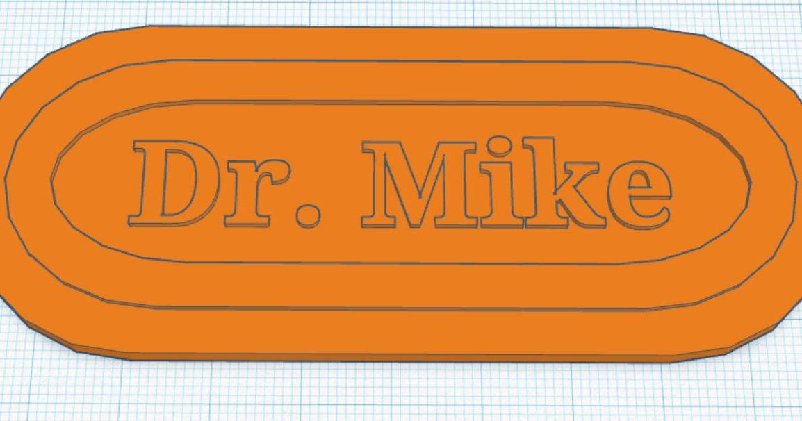 Entry Sign/Label with holes for two #5 screws (you will have to force ...