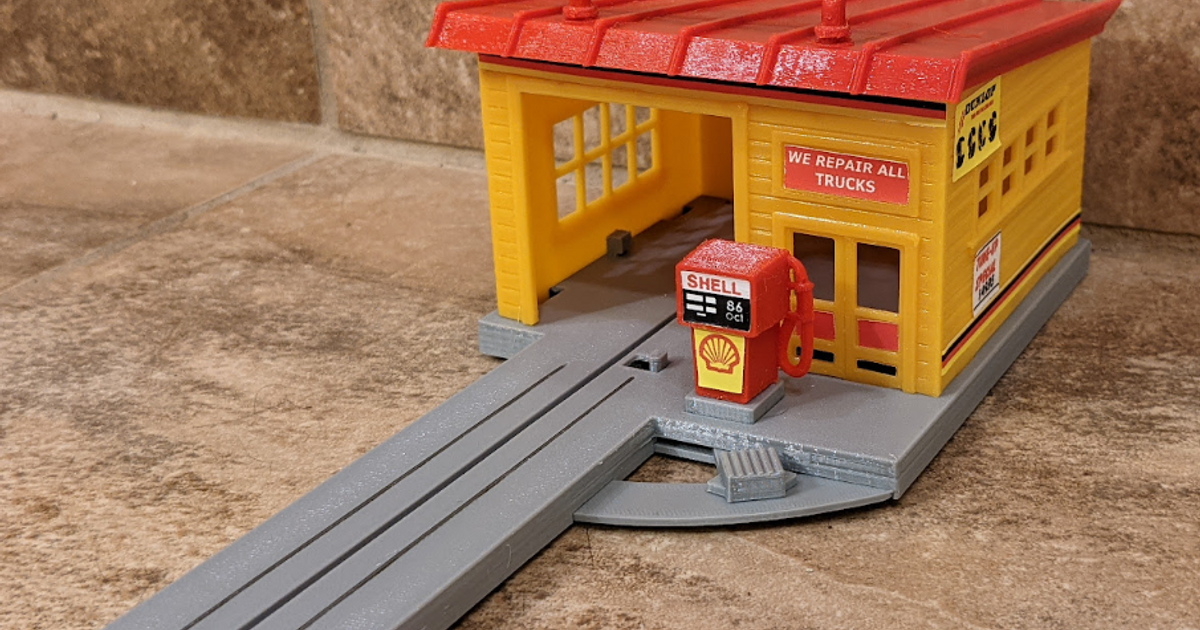 Reproduction Shell Garage for Tyco Trucking US1 by RockChalkAZ ...