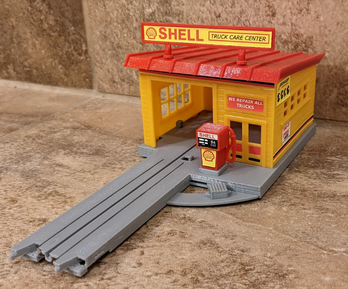 Reproduction Shell Garage for Tyco Trucking US1 by RockChalkAZ ...