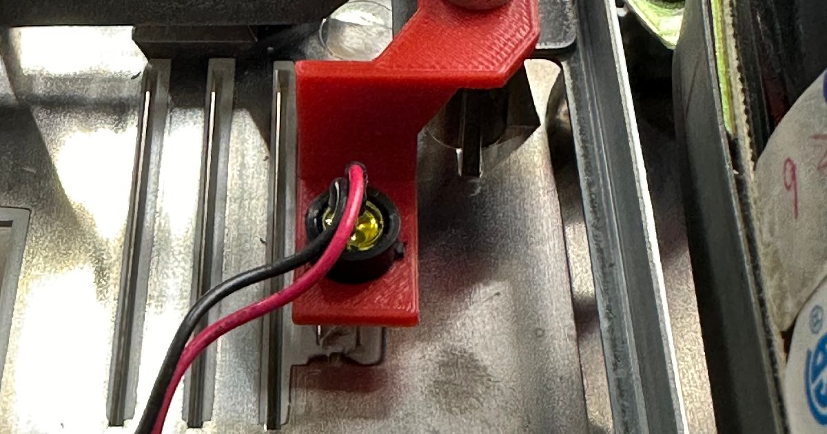 Macintosh SE/30 HDD LED Bracket by jonschwenn | Download free STL model ...