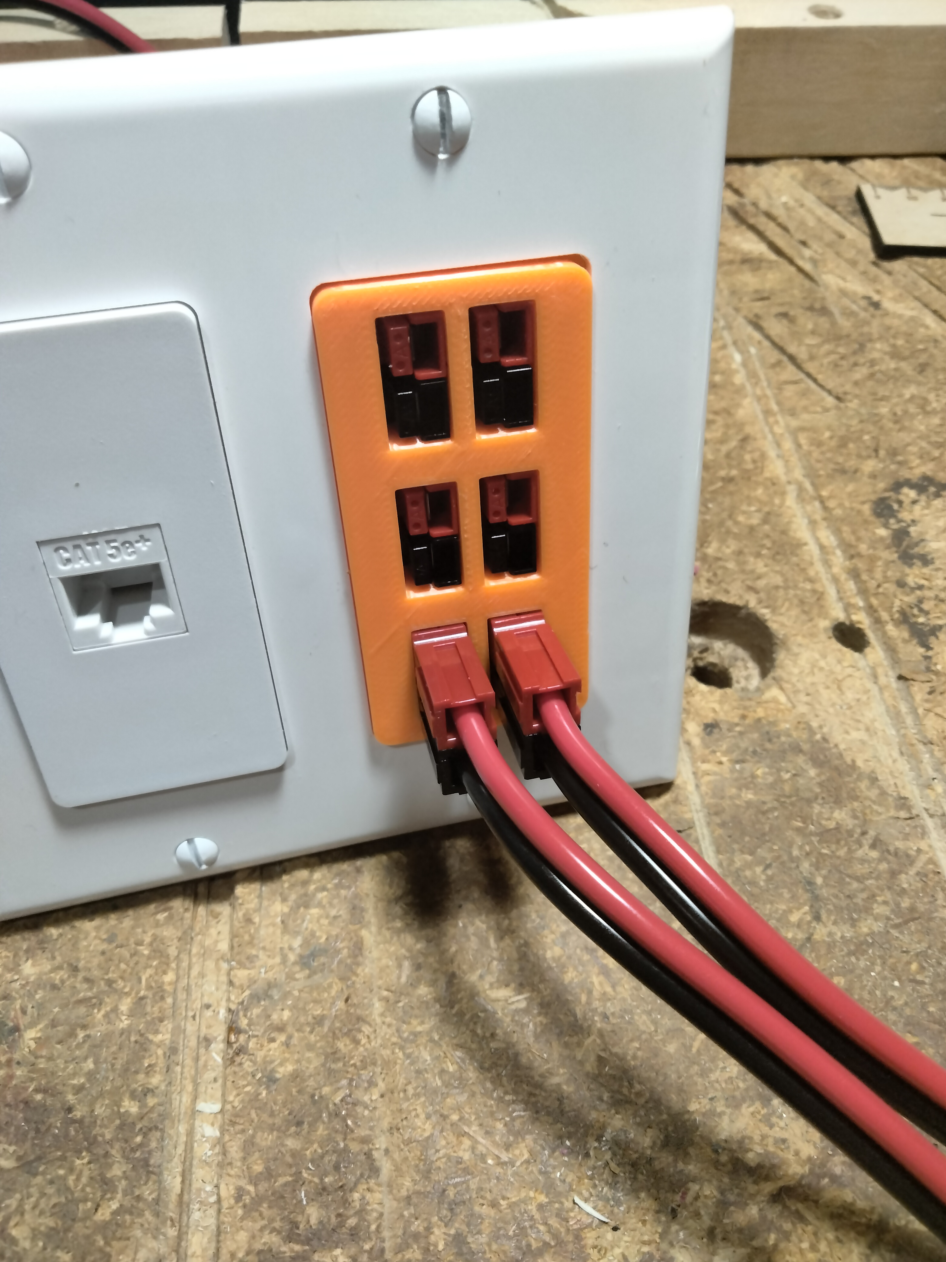 Anderson Power Pole Outlet Panel by Blix | Download free STL model ...