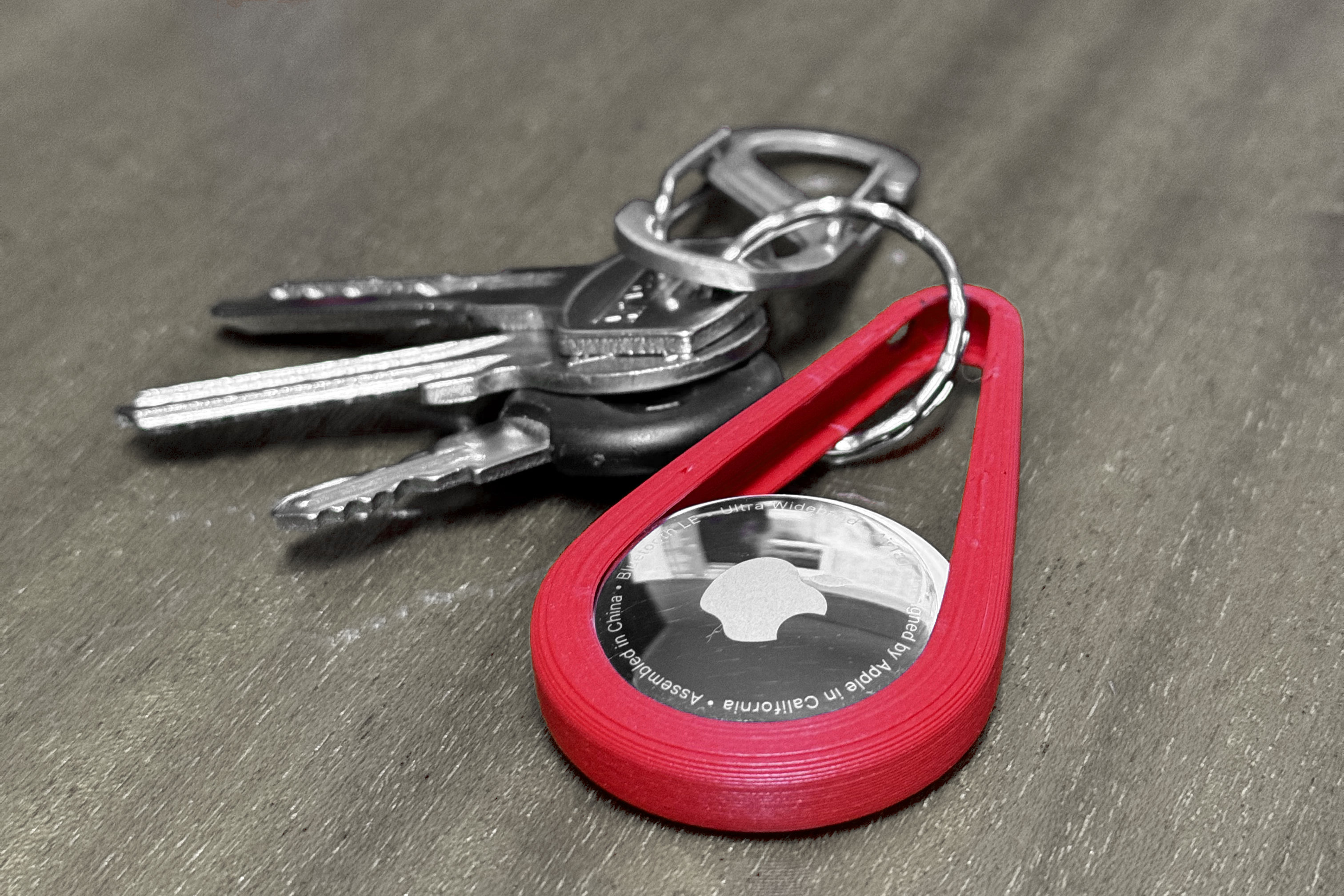Simple Airtag Holder for Keychain by gleb_sexy | Download free STL ...