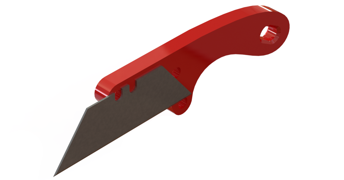 one hour BLADE - Utility Knife by giacomopeli | Download free STL model ...