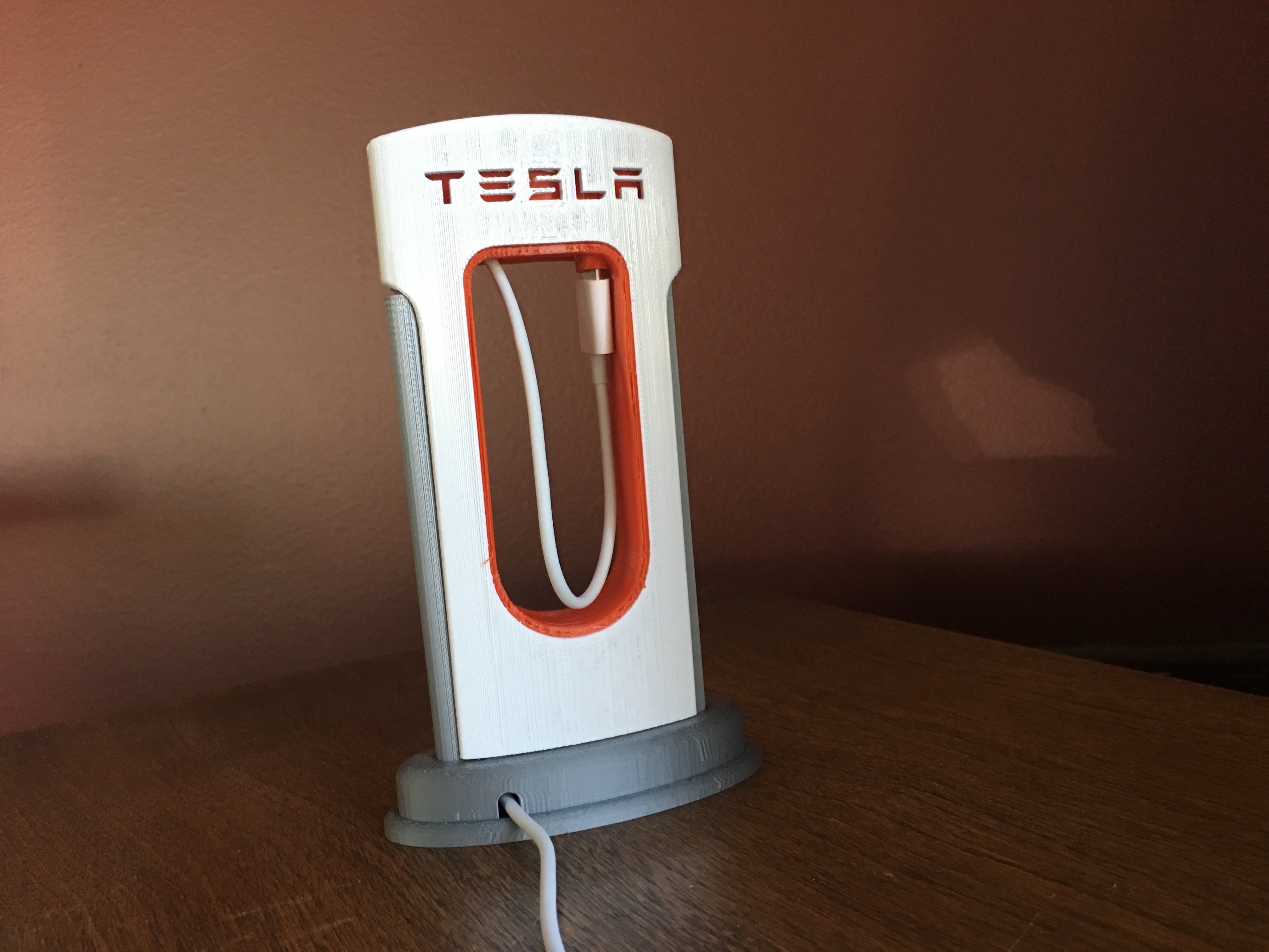 Tesla SuperCharger Phone Charger by Sr Alone | Download free STL model ...