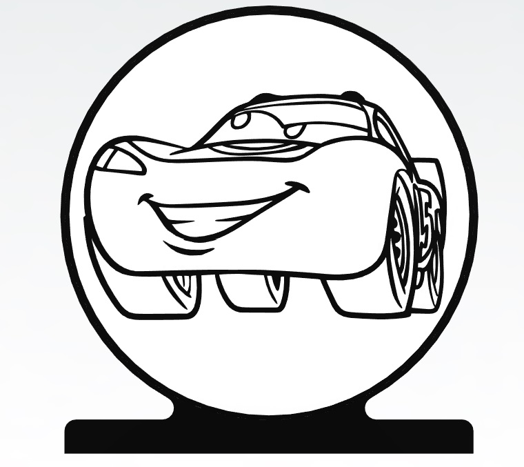 Light box Flash Mc Queen by AS3D | Download free STL model | Printables.com