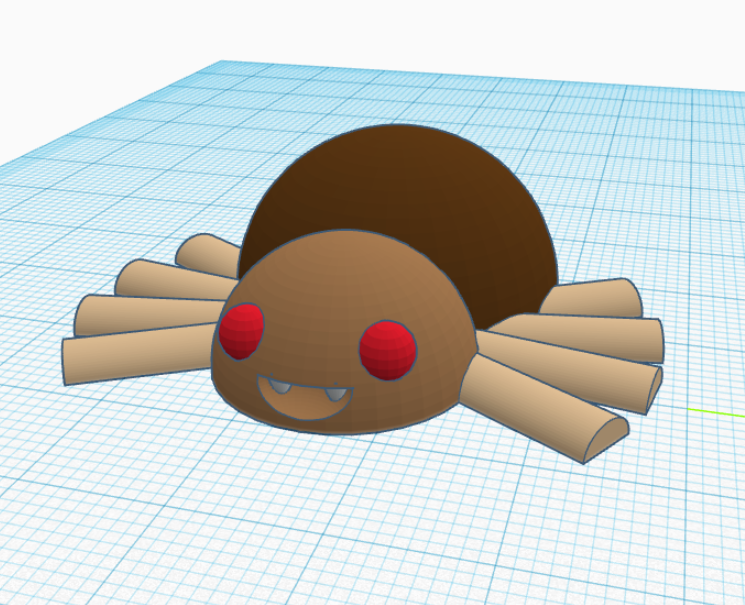 Cute spider by 3dzeke | Download free STL model | Printables.com