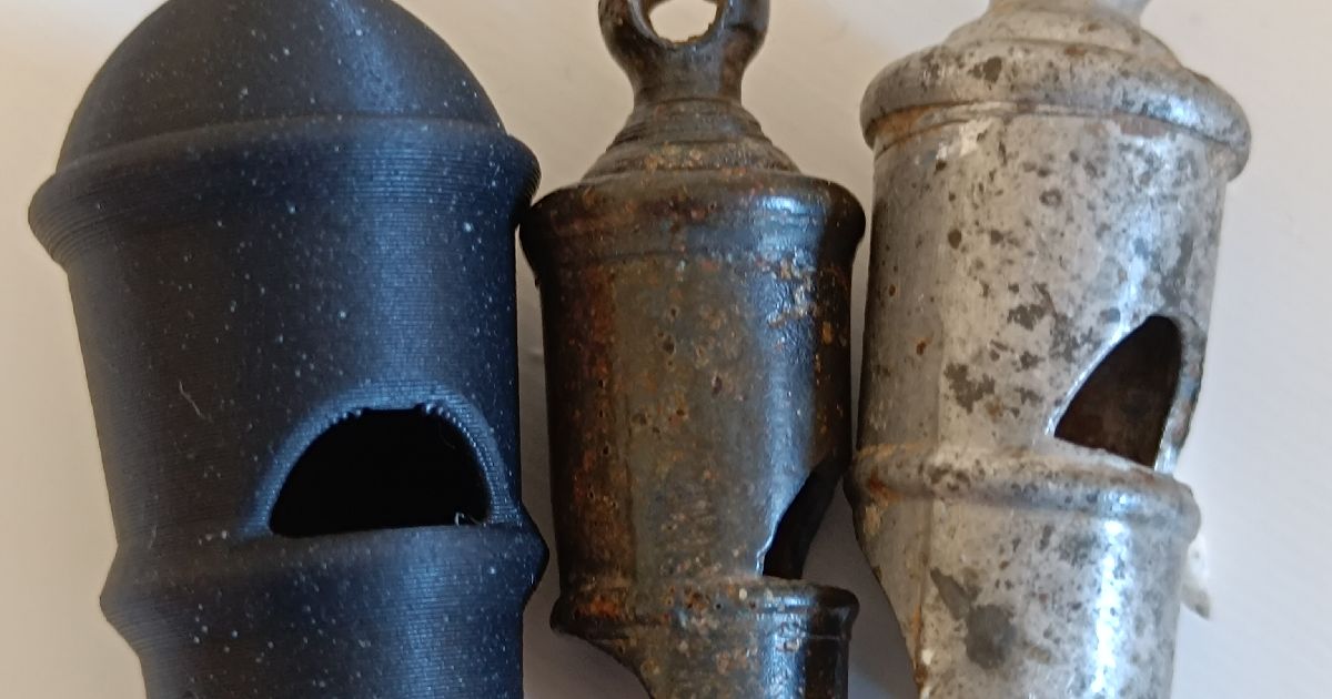 Roman Military Whistle - Replica by ZiRo 3D | Download free STL model ...