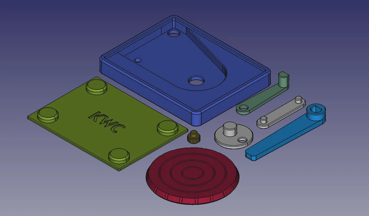 DJ Turntable / Record Player Mechanical Toy by kriswillcode | Download ...