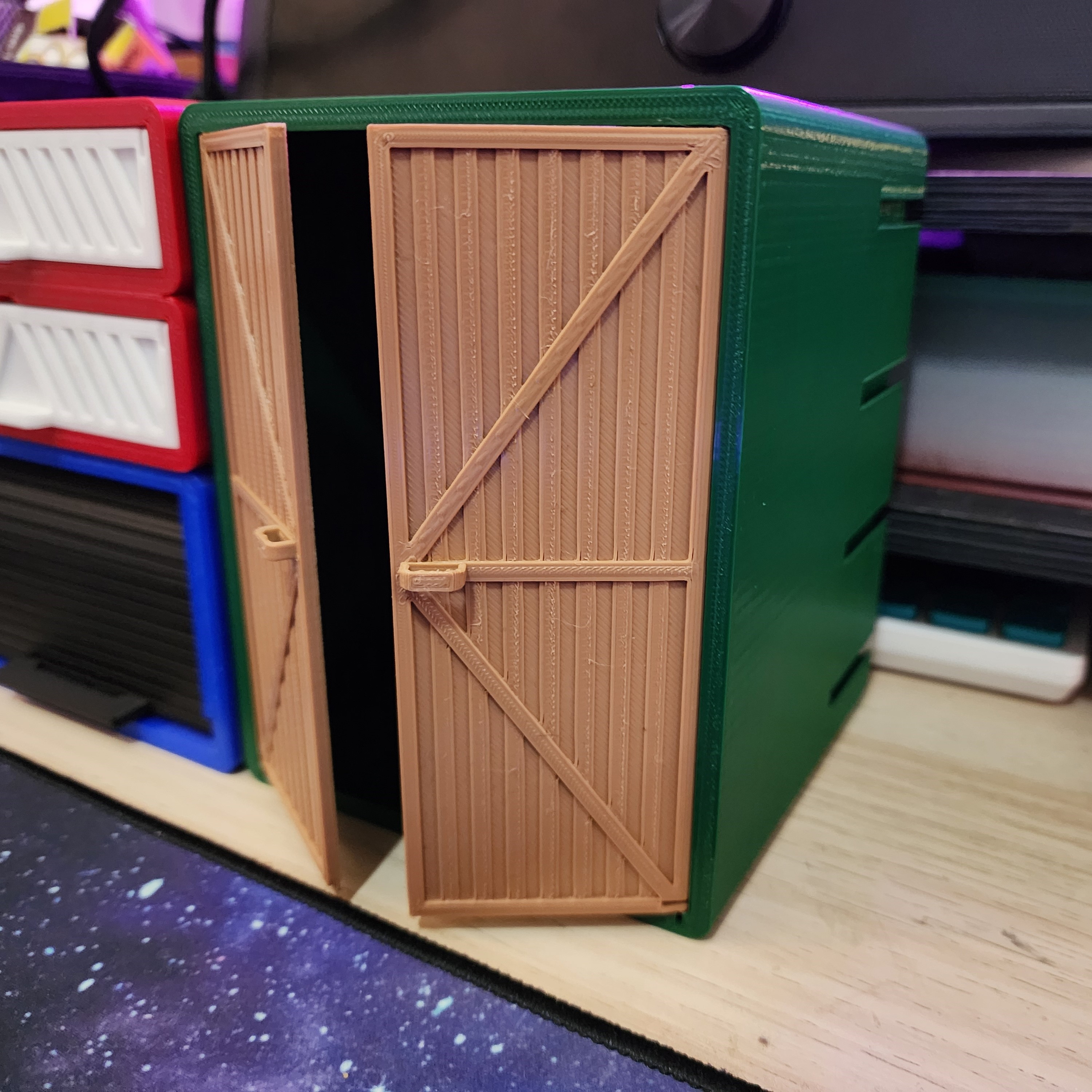 (Stackable Series) - Wooden Door Box by Moe Stone | Download free STL ...